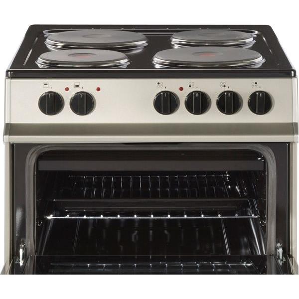 Noel Grimley Electrics - Belling 50cm Solid Plate Silver Cooker FS50EPDOS