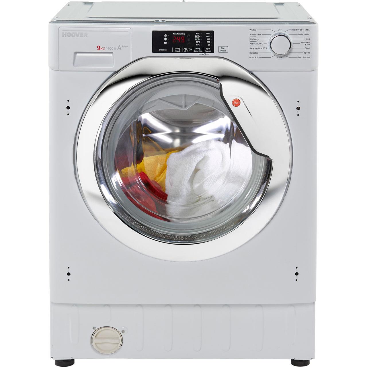 Noel Grimley Electrics - Hoover 9kg 1400 Spin Integrated Washing ...