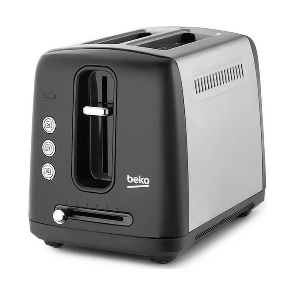 Noel Grimley Electrics - Beko 2 Slice Black Toaster TAM7201B